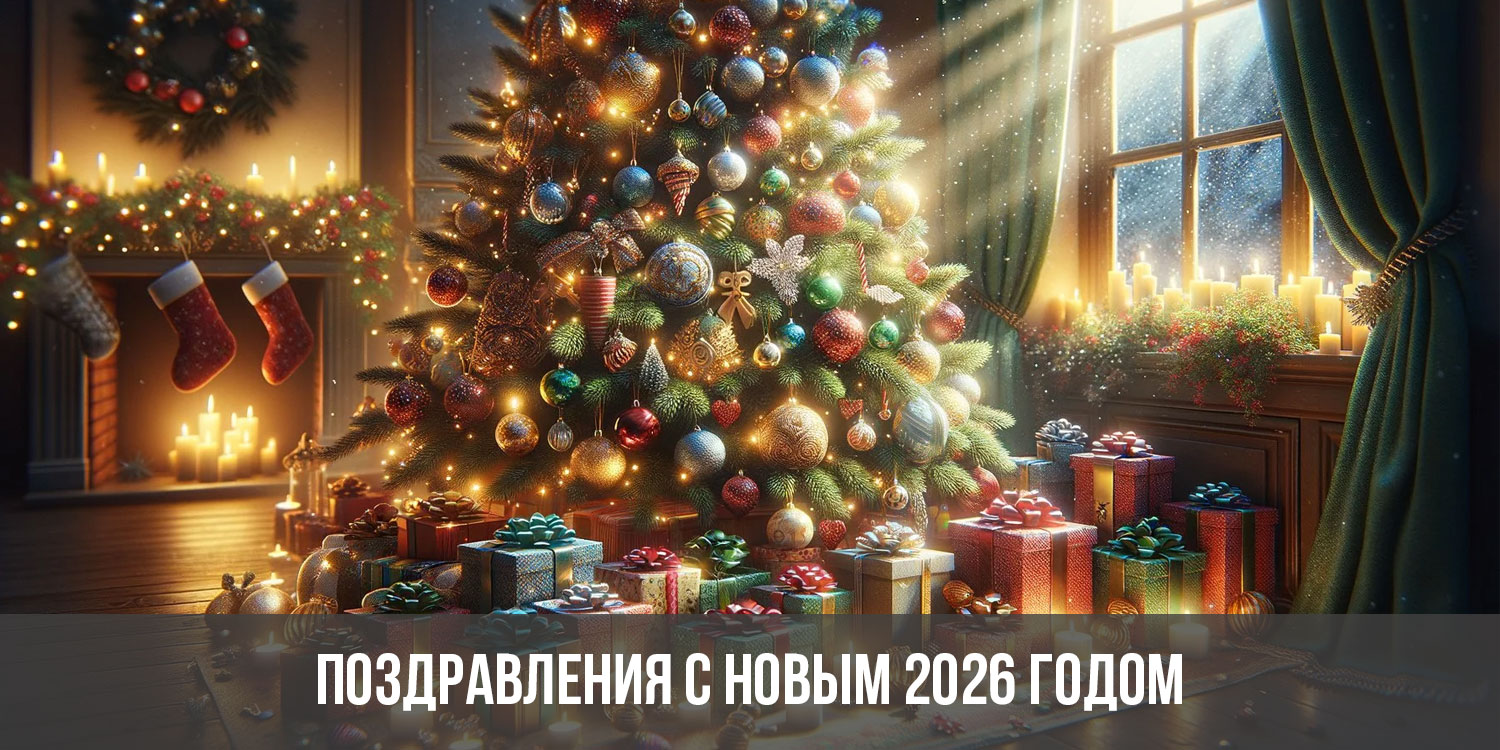 Поздравления с Новым 2026 годом: новогодние, в стихах, в прозе, картинки